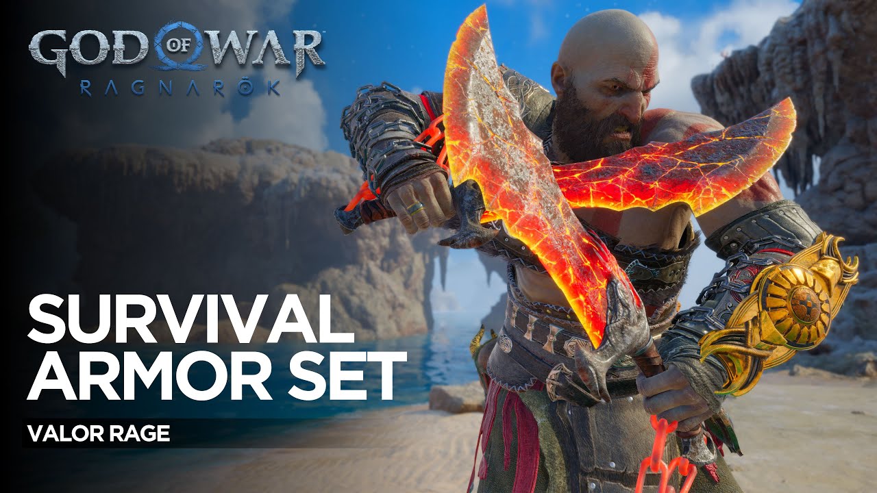 SURVIVAL ARMOR SET | VALOR RAGE - God Of War: Ragnarok - YouTube