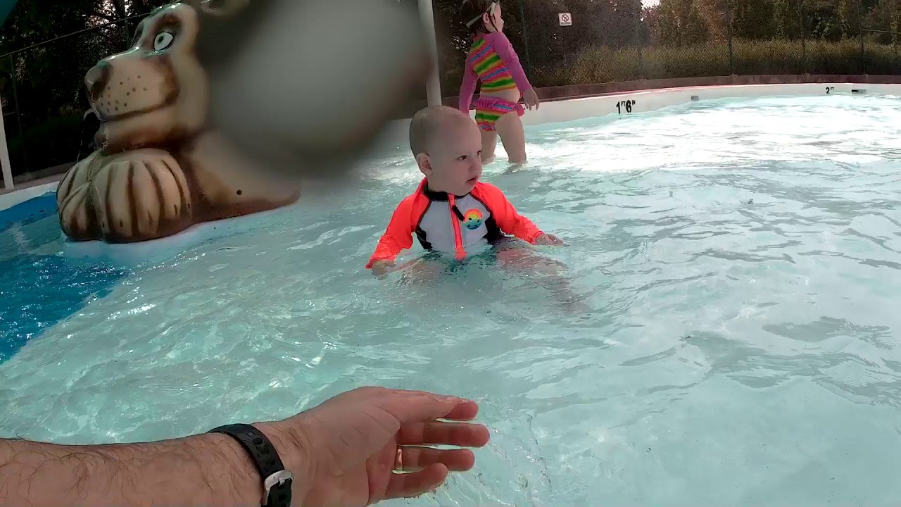 Andrew Playing in the Pool - YouTube