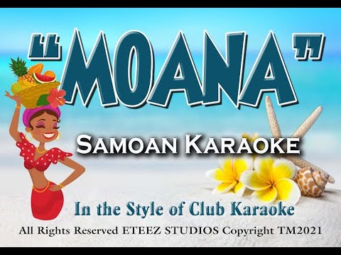MOANA...Samoan Karaoke 2021 - YouTube