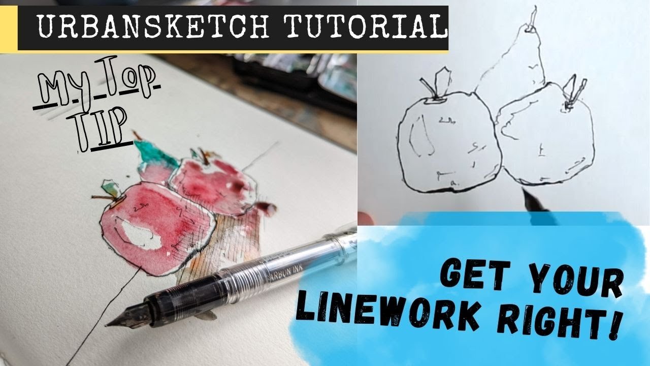 My Number One Tip for Linework - Quick Urban Sketching Tips, Tricks and ...