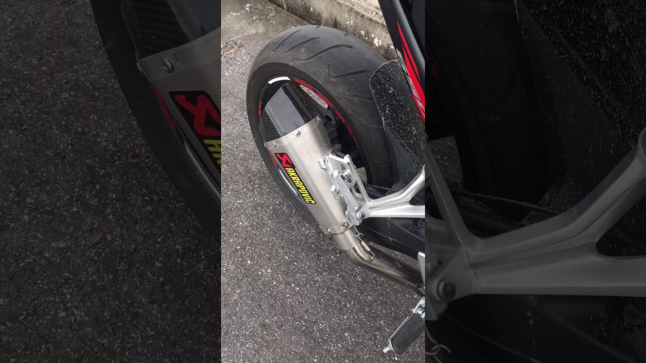 CB650f akrapovic shorty cb650f2017 - YouTube