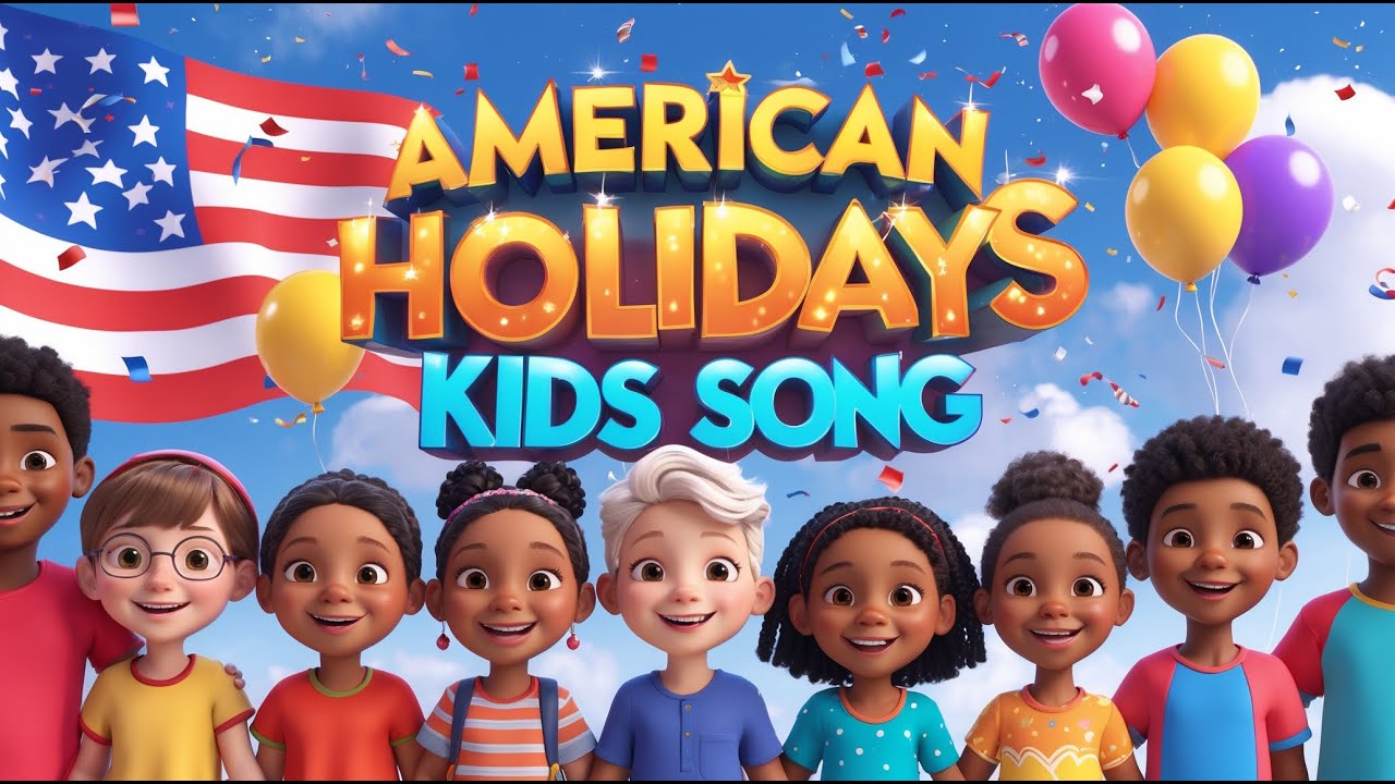 American Holidays Kids Song | Learn U.S. Holidays for Kids! | Fun ...