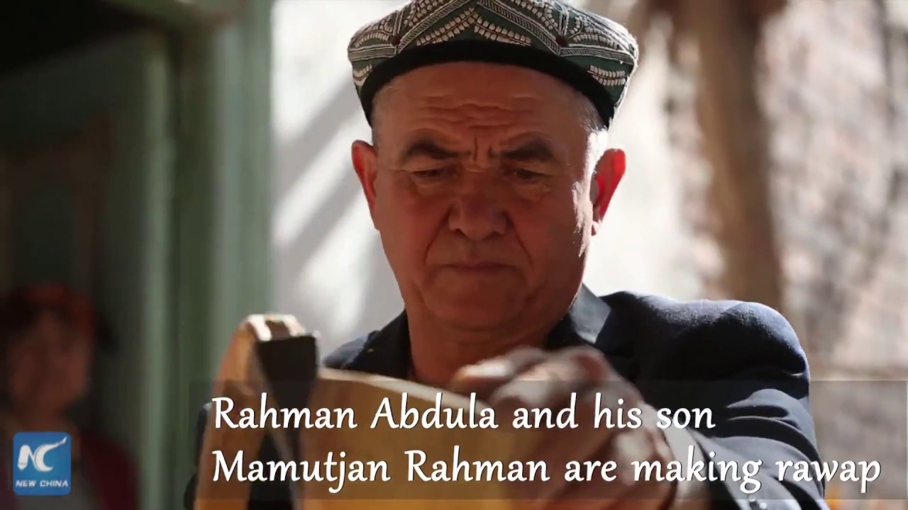 How to make Xinjiang musical instrument rawap - YouTube