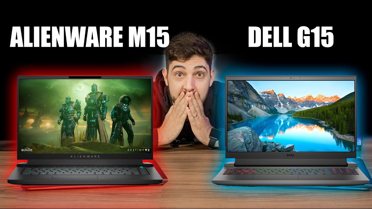 NOTEBOOKs GAMER ALIENWARE M15 E DELL G15 2022, ANÁLISE RÁPIDA - YouTube