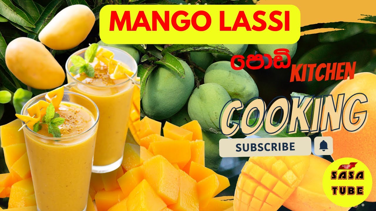 How to Make Refreshing Mango Lassi at Home | Easy Mango Juice Recipe - YouTube