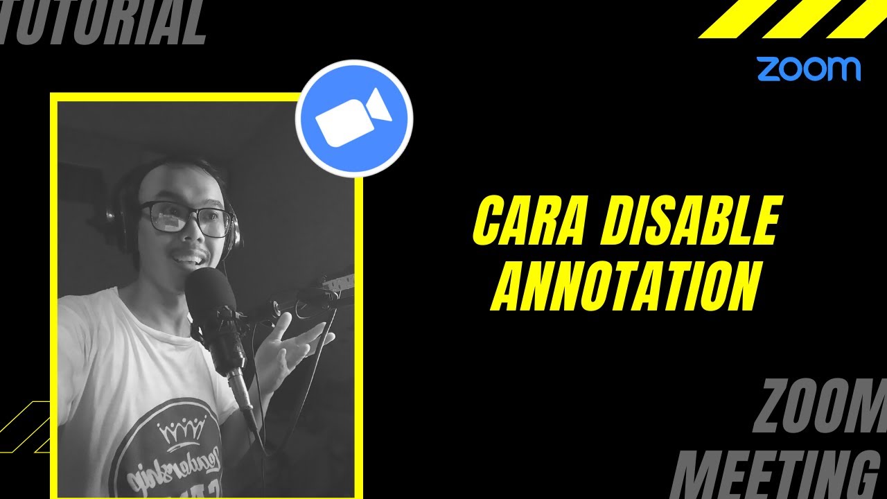 TUTORIAL ZOOM #2 Cara disable annotation - YouTube