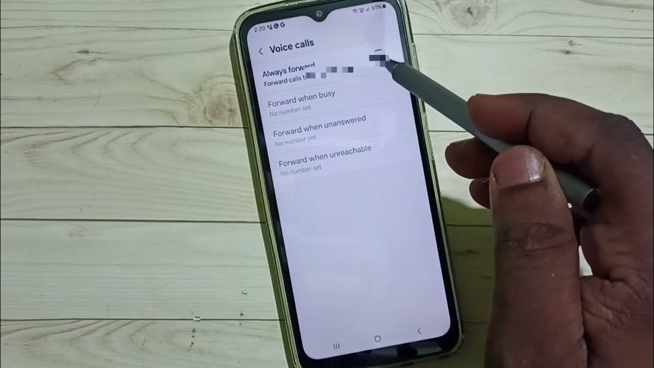 How to Tun OFF/ON Call Forwarding on Samsung Galaxy M14 5G | Enable ...