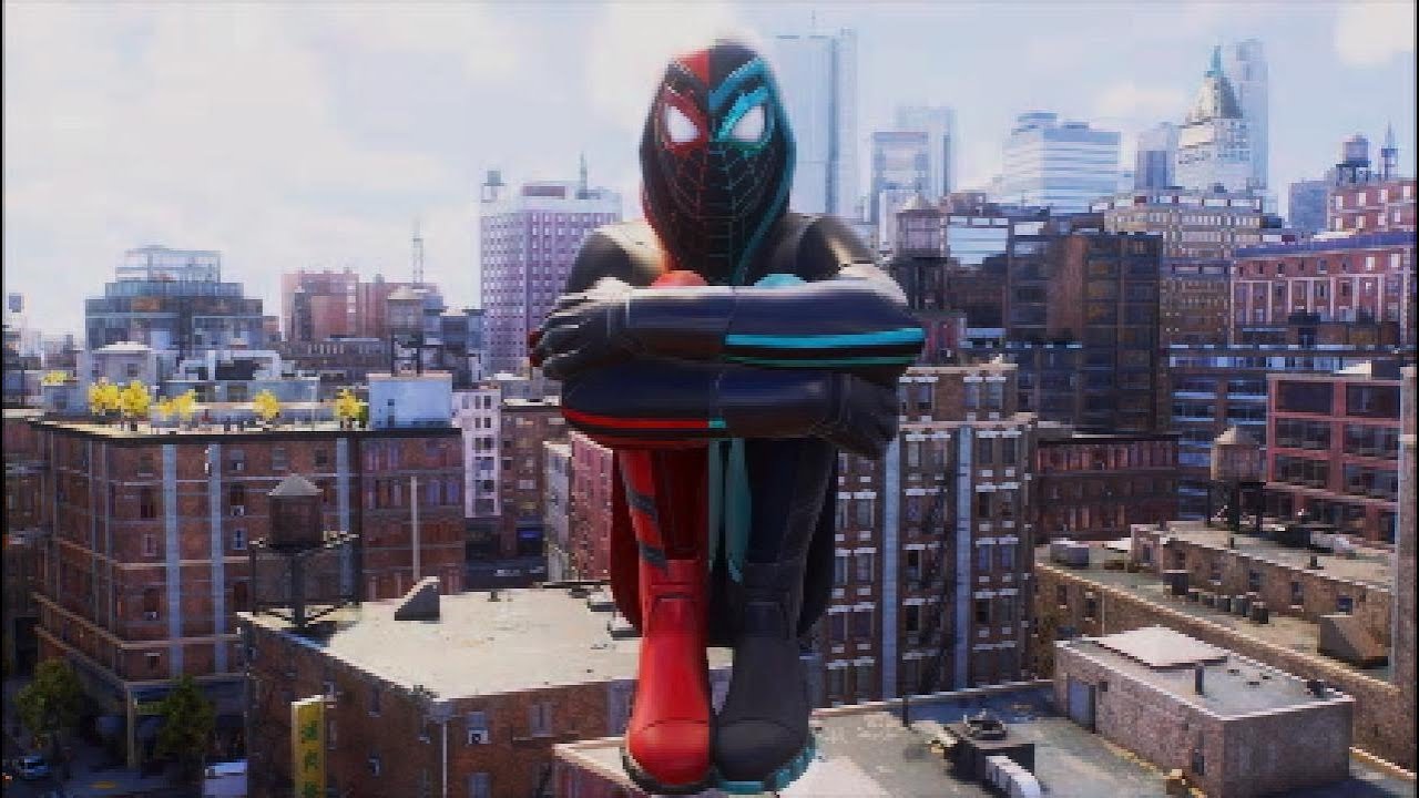 Marvel's Spider-Man 2 Suit Transition: Miles Morales' Crimson Cowl ...