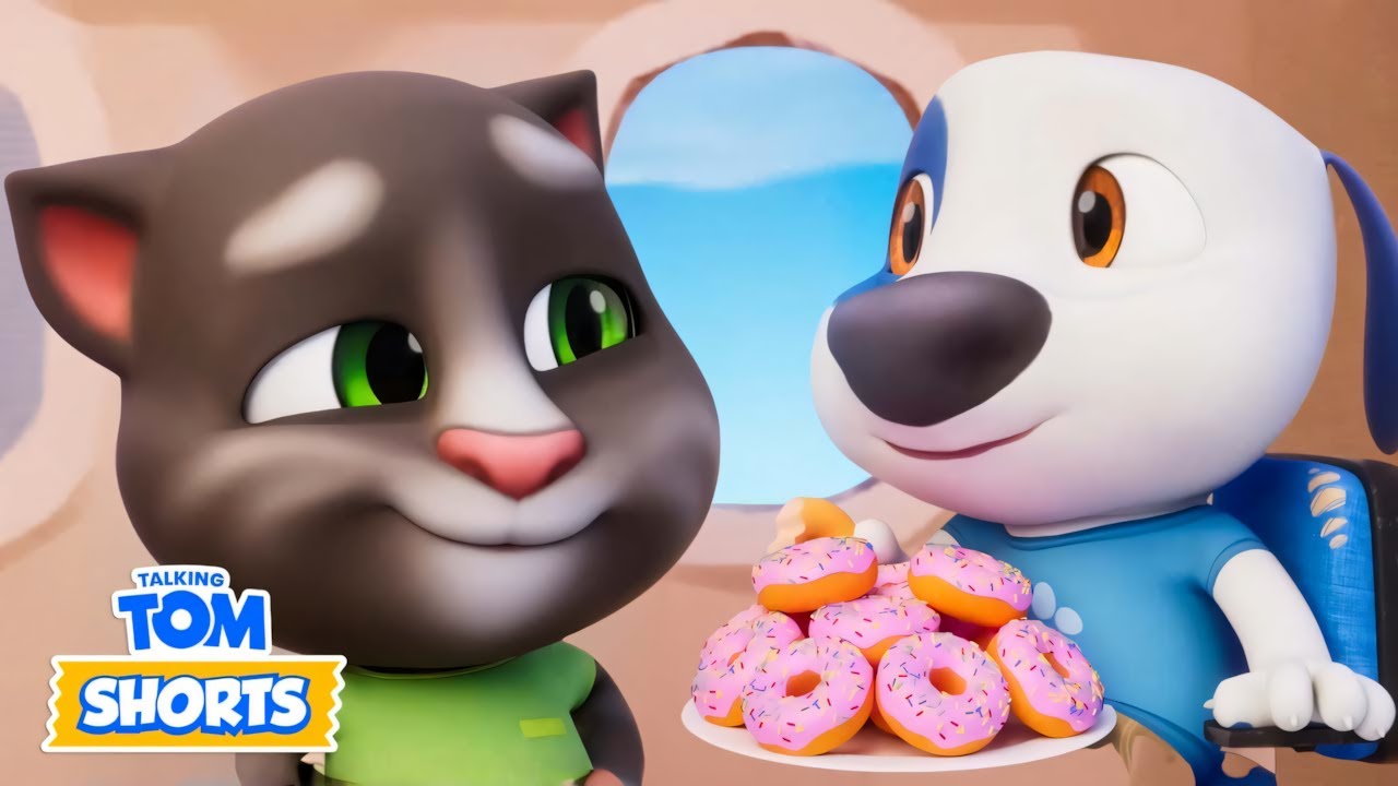 Talking Tom 🤣 Pilot Hank'in İlk ve Son Uçuşu? ️ Çocuklar için Arka ...