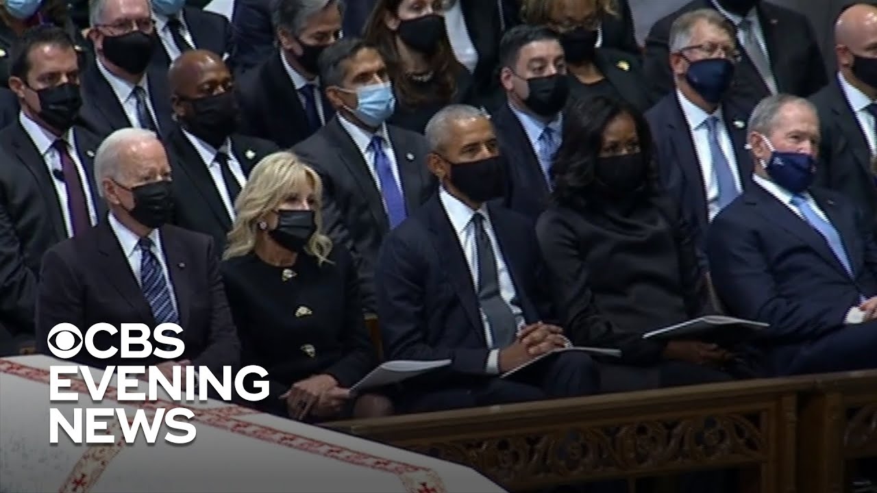 Colin Powell honored at funeral - YouTube