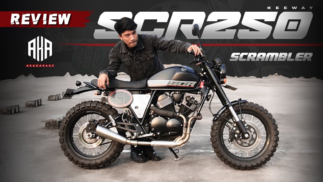 MESIN 250 VTWIN?? KEEWAY SCR CUSTOM SCRAMBLER || by akagarage.id - YouTube