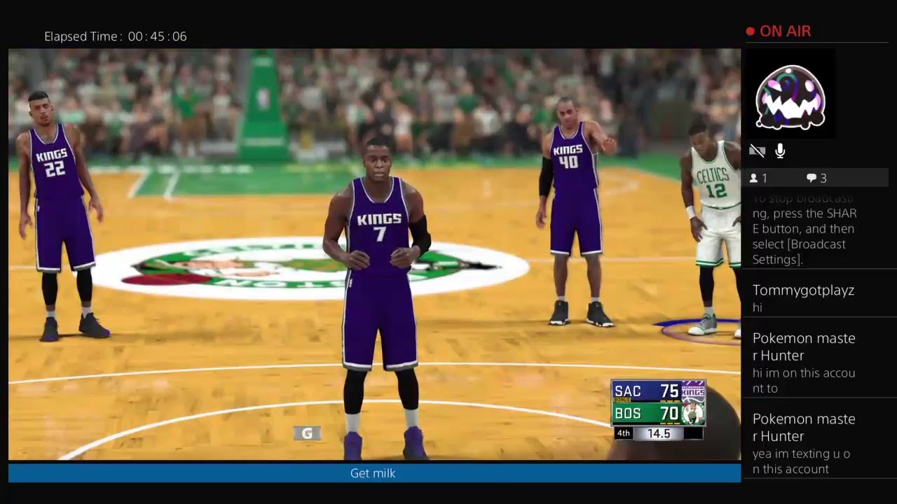 Nba 2k 17 Celtic's vs king's - YouTube