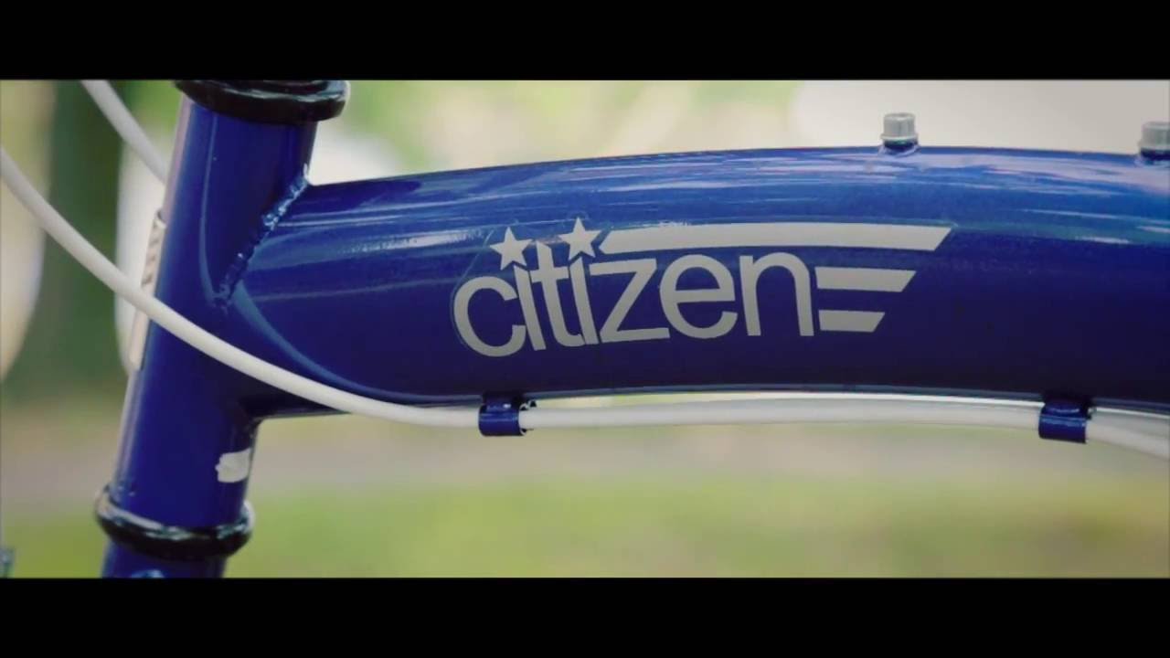 Citizen Tokyo Folding Bike First Look - YouTube