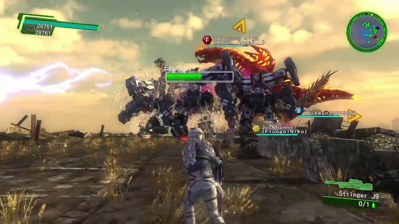 EDF Earth Defense Force 4.1 Online Mission 71 Battle of Giants Ranger ...