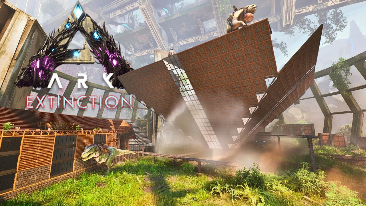 Building an Upside Down Pyramid Gacha Farm | ARK Extinction [E15] - YouTube