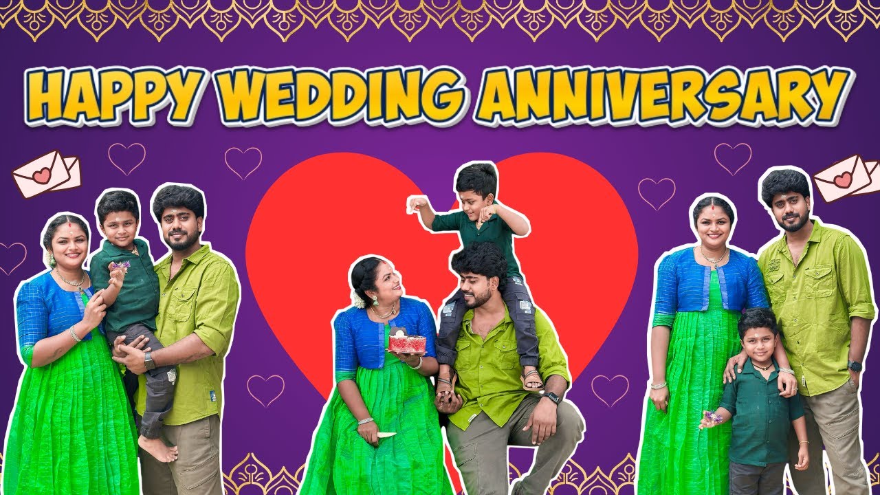 HAPPY WEDDING ANIVERSARY 💐| Fun Filled Vlog | Nataraj Nila - YouTube