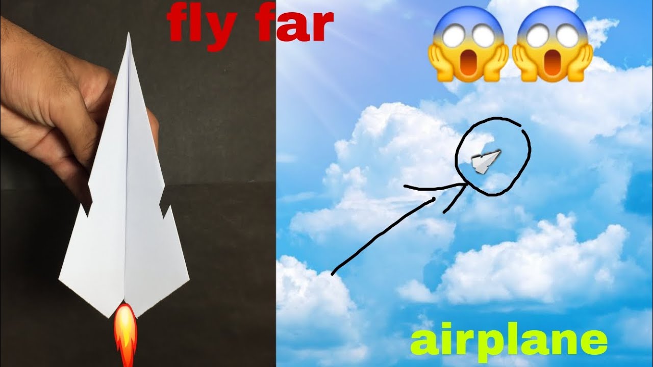 how to make an easy jet paper airplane that flies really fast |How to ...
