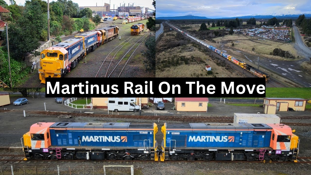 Martinus Rail On The Move - DCs 4041 and 4571 Glenbrook-Waiouru (HD ...