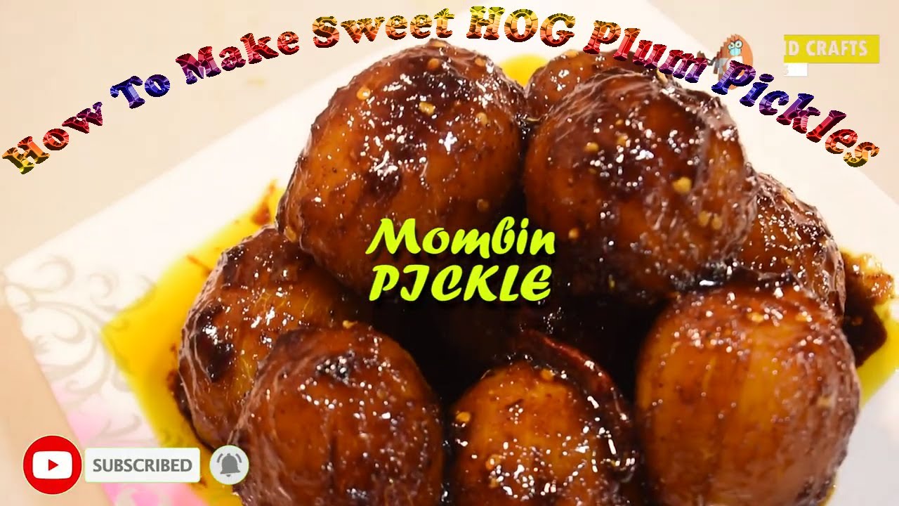 How To Make Sweet HOG Plum Pickles - YouTube