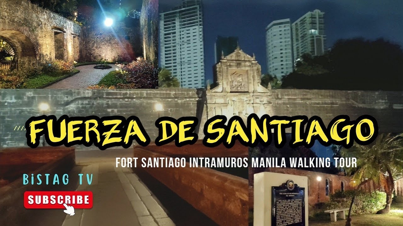 [4K] FORT SANTIAGO Walking Tour | Gimbal Hohem iSteady X2 | Intramuros ...