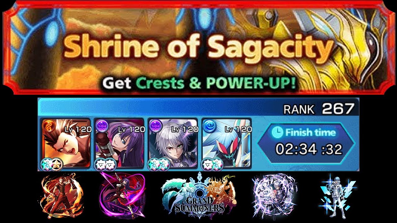 Shrine of Sagacity - Grand Summoners Full Clear [FMHART] - YouTube