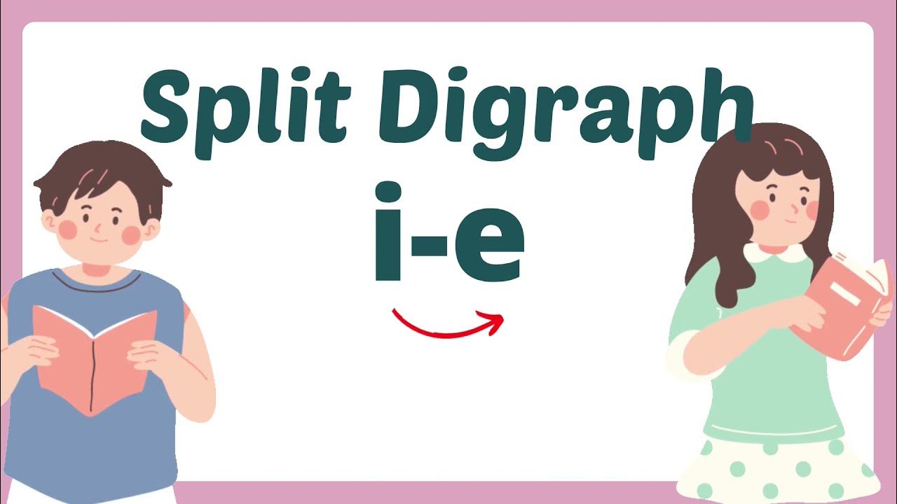 split digraph i_e words, long vowel i, magic e words - YouTube