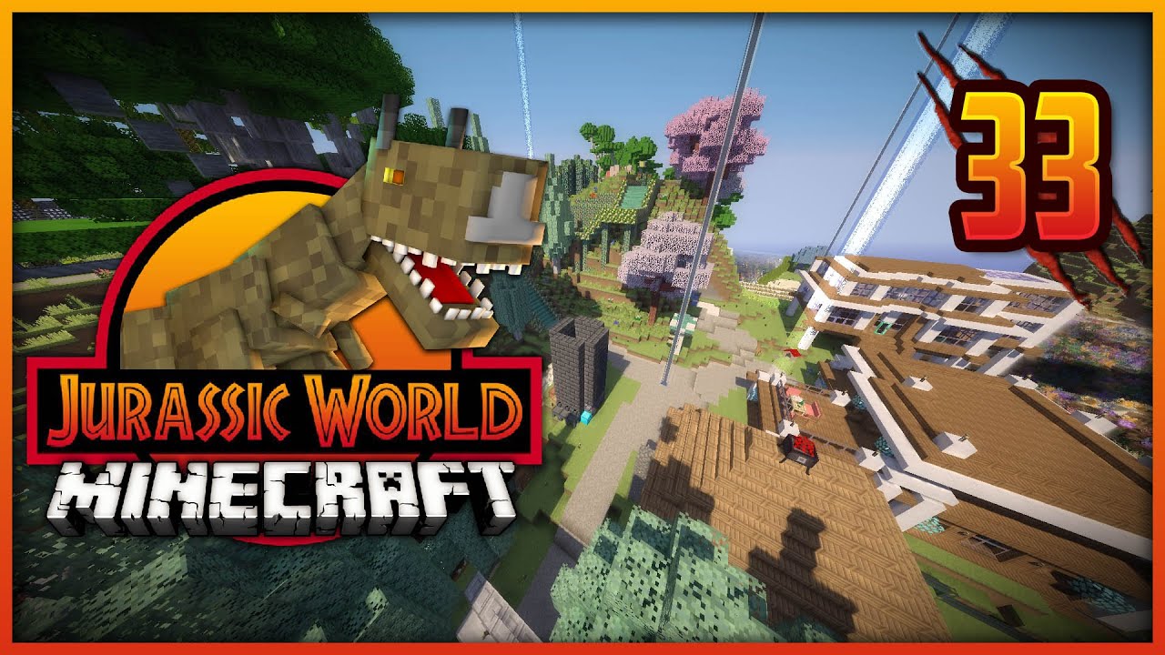 Minecraft Jurassic World - Episode 33 - GIFTS FOR EVERYONE! - YouTube