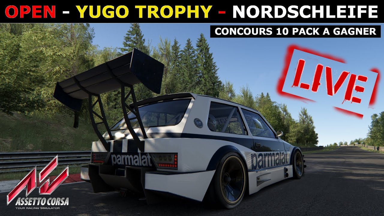 TOP MOD ASSETTO - YUGO TROPHY - YouTube