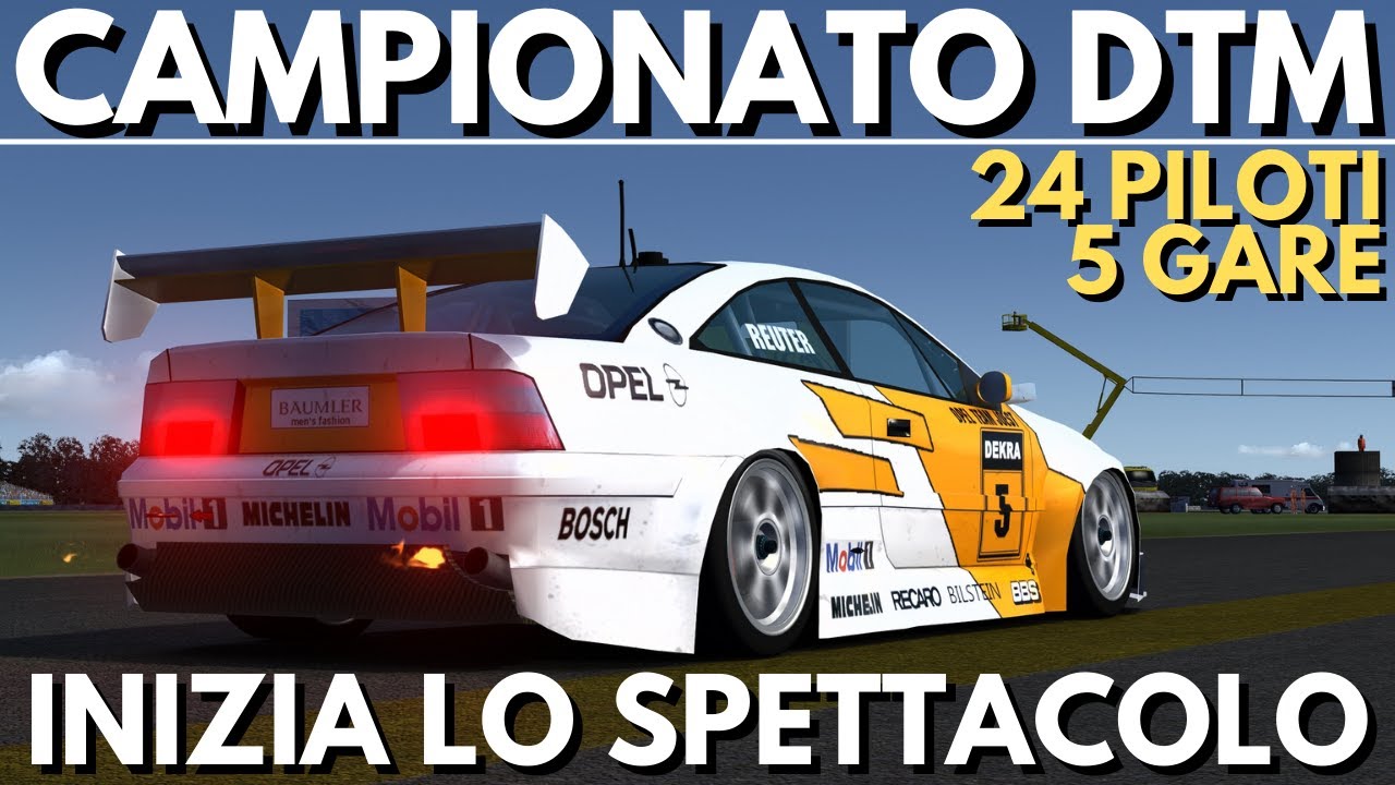 INIZIA IL CAMPIONATO DTM: 24 PILOTI, 5 GARE, 1 VINCITORE | OPEL CALIBRA ...