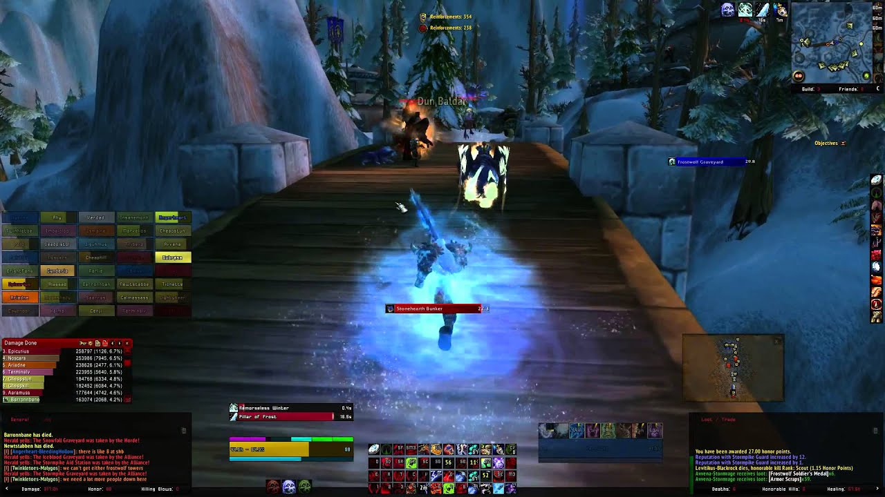 Night Elf Death Knight - Alterac Valley - YouTube