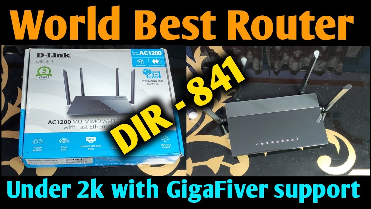 D-Link DIR-841🔥 - AC1200 Wi-Fi Gigabit Router Unboxing + Review | Under ...