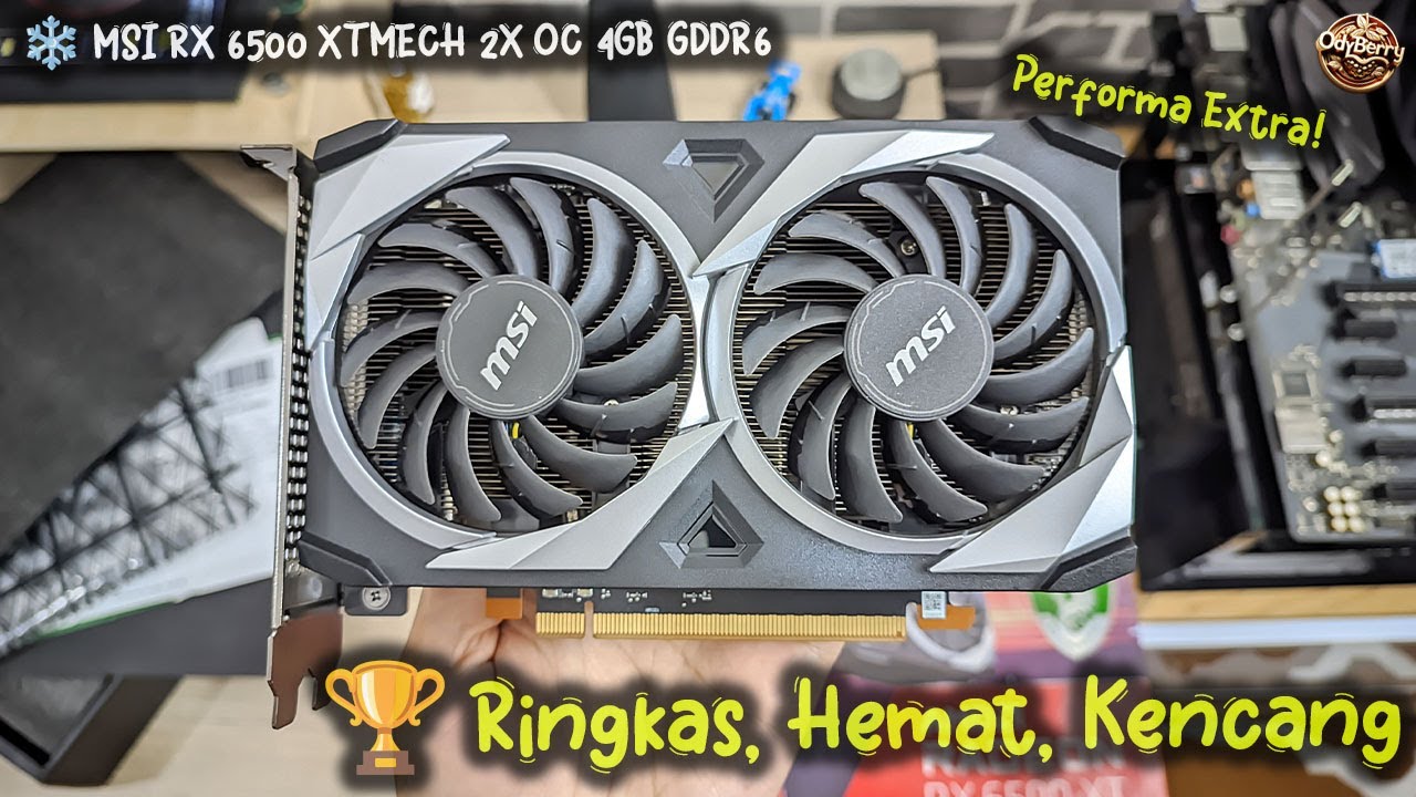 🛠️ MSI RX 6500 XT MECH 2X OC: Desain Ringkas, Performa Ngebut untuk ...