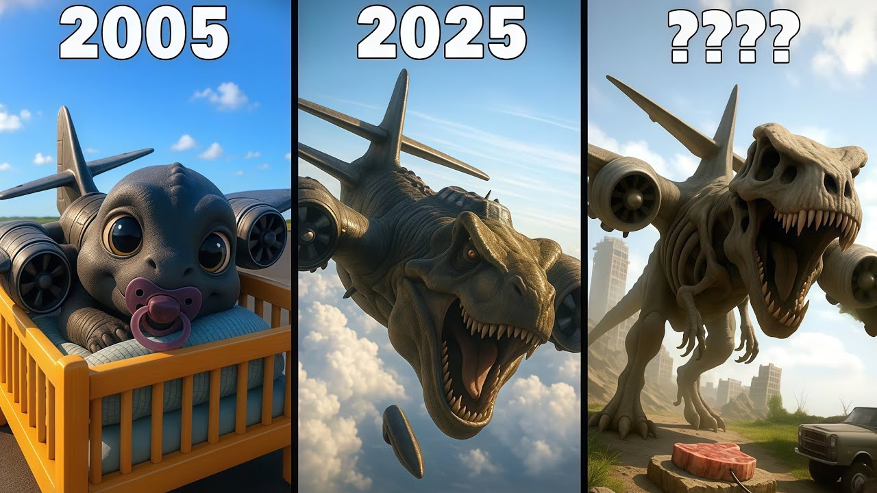 Evolution of Nuclearo Dinossauro - Italian Brainrot - YouTube