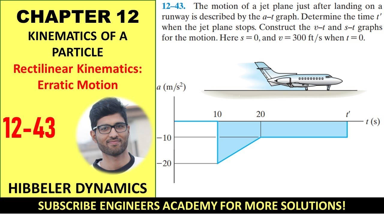 12-43 Rectilinear Kinematics - Erratic Motion (Kinematics of A Particle ...