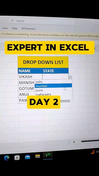 Expert In Excel Day 2 #shorts #excel #day 2 #formula - YouTube