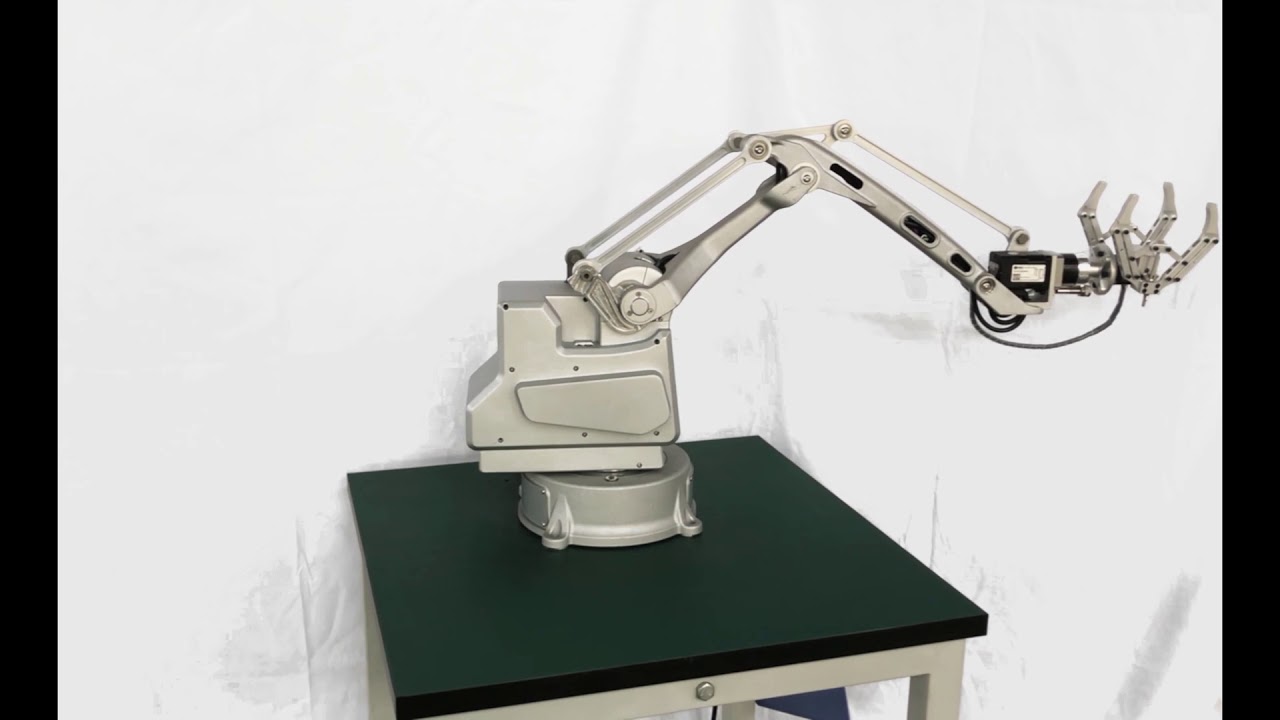 5 DOF Huk Robot Arm - YouTube