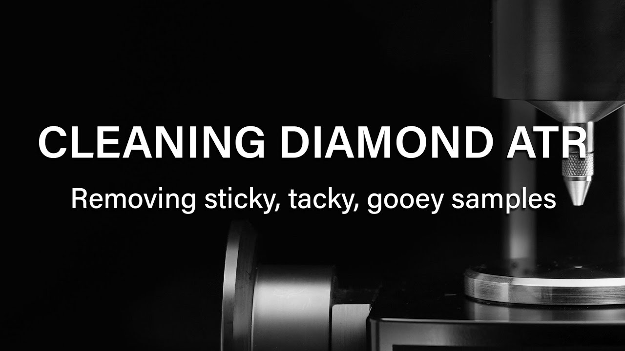 A tool for easy removal of tacky samples from a diamond ATR - YouTube