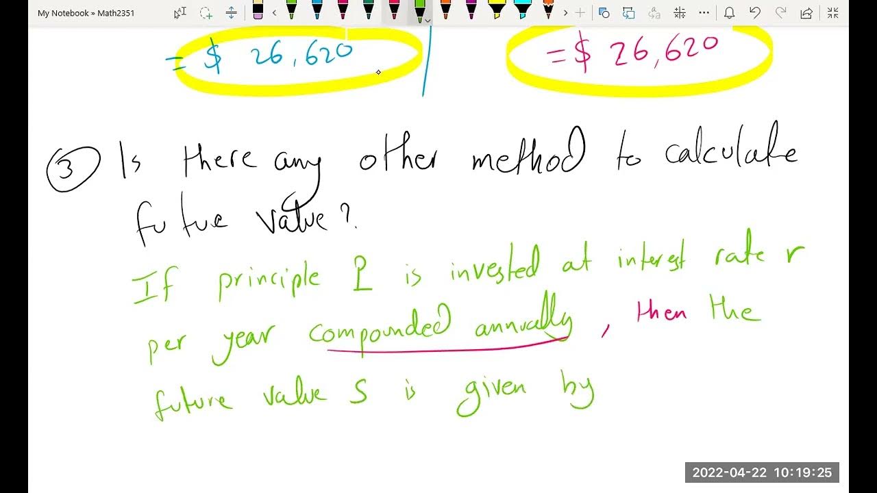 6.2 Compound Interest - Geometric Sequences - YouTube