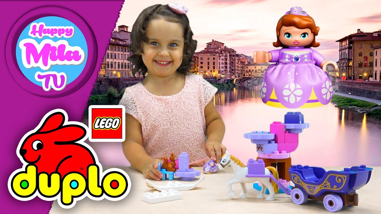 Sofia's Magical Carriage by LEGO Duplo 10822 | HappyMilaTV #246 - YouTube