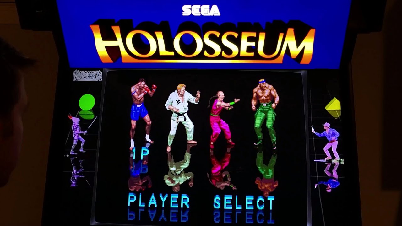 Holosseum Arcade Cabinet MAME Gameplay w/ Hypermarquee - YouTube