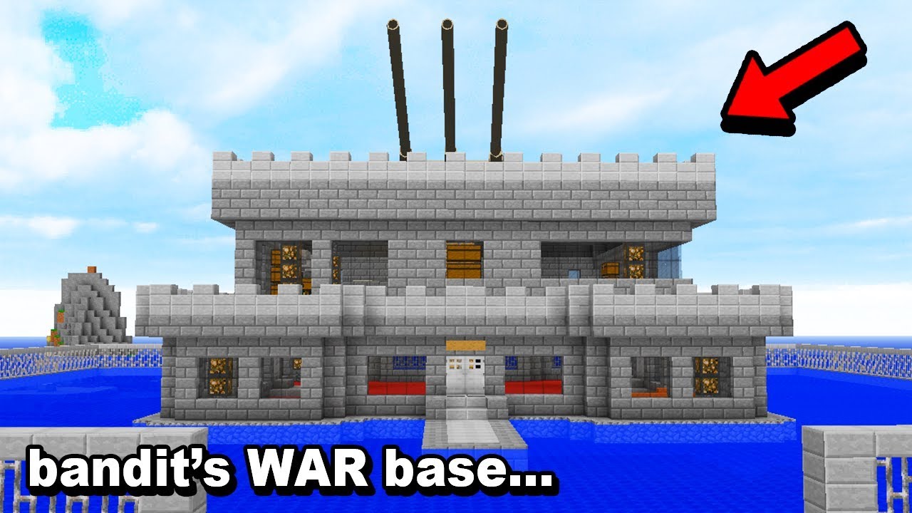The exact moment i found a SECRET Minecraft Bandit base! - YouTube
