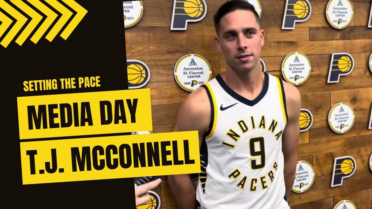 Indiana Pacers Media Day (2023) - TJ McConnell - YouTube