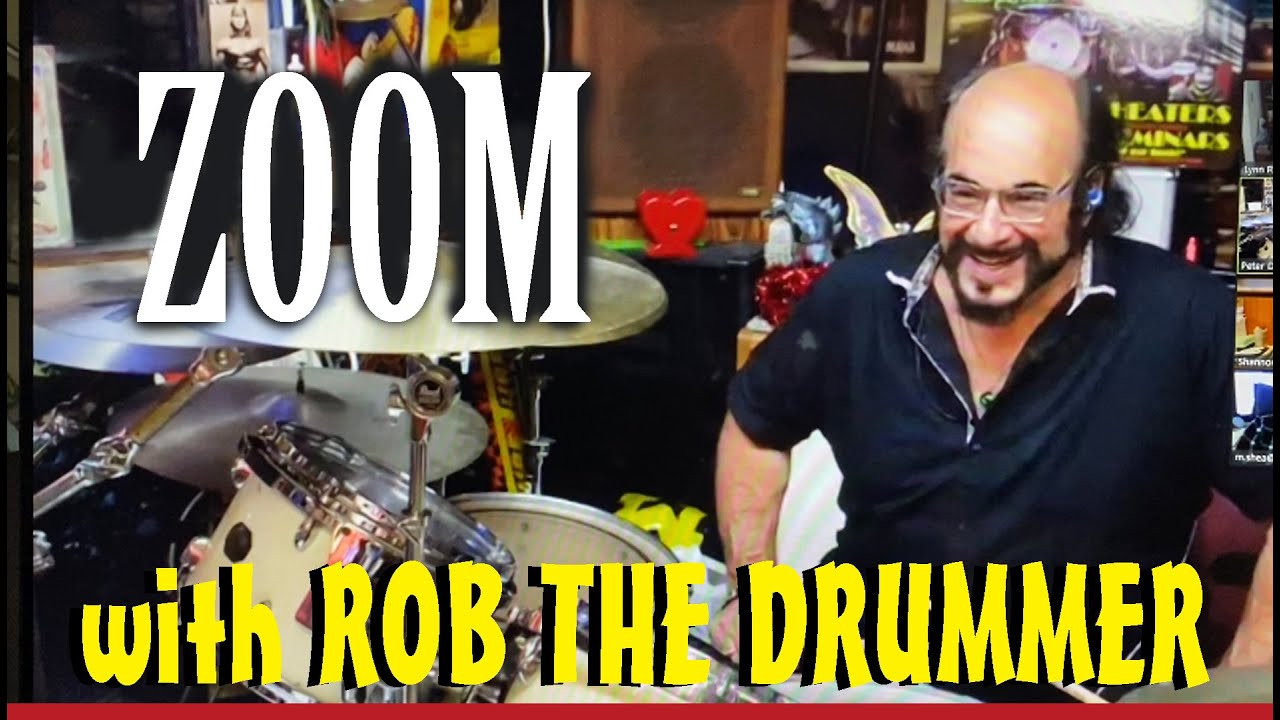 ROB THE DRUMMER ~ Highlights Channel 3 Kids Camp ZOOM 8-19-20 - YouTube