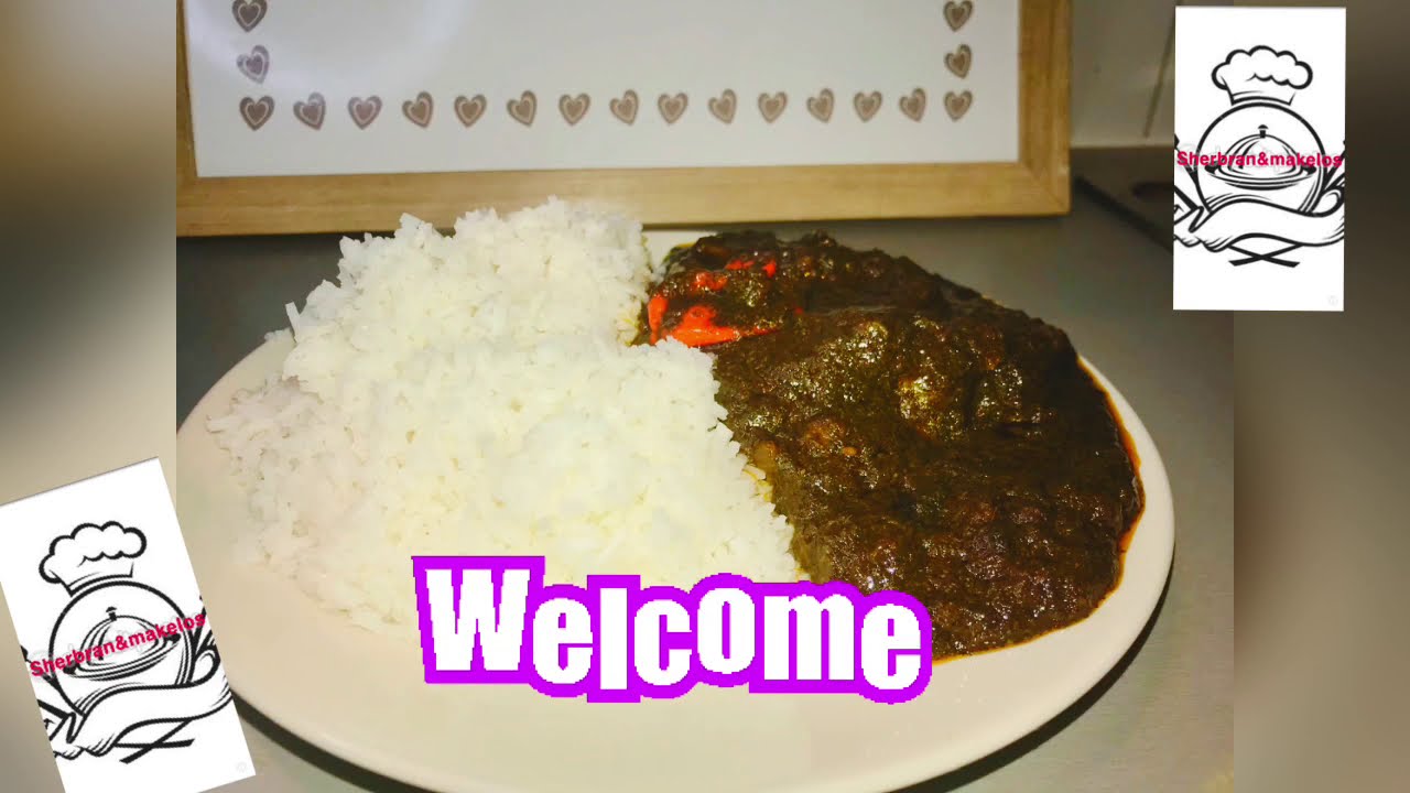 Sauce fakou (Molokia), sauce foukoye - YouTube