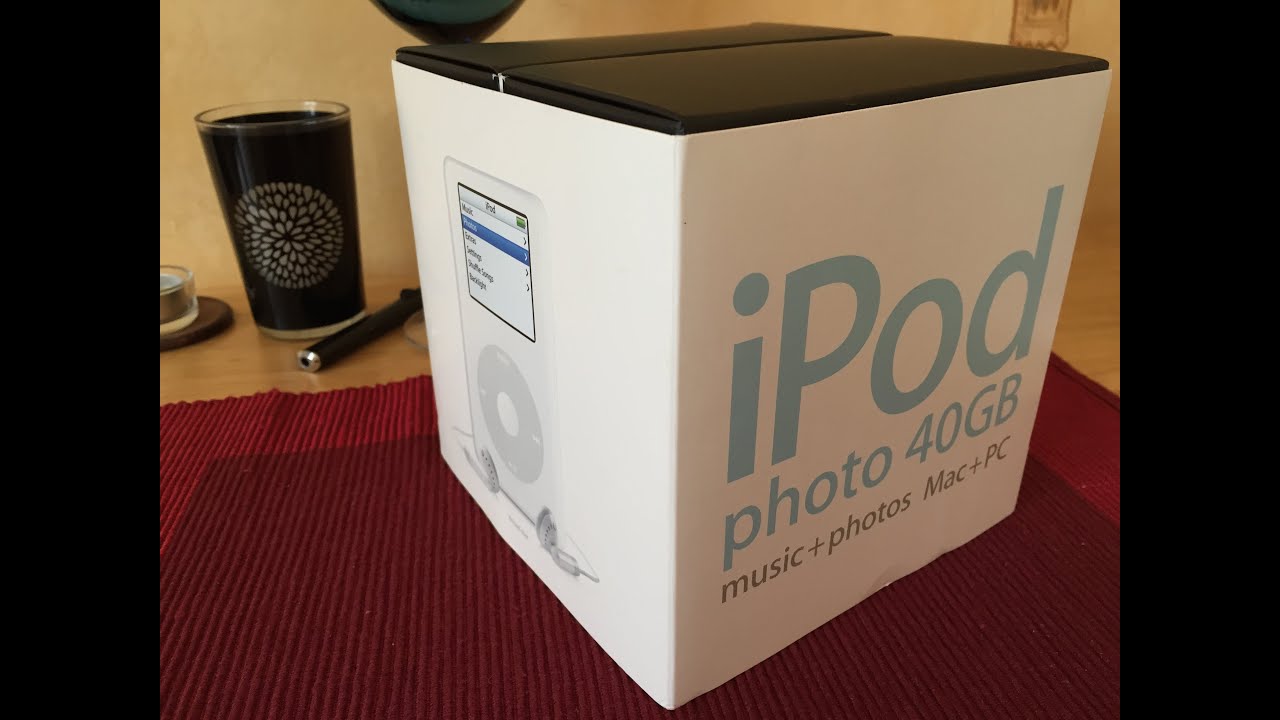 Apple iPod classic (PHOTO) 2004 unboxing - YouTube
