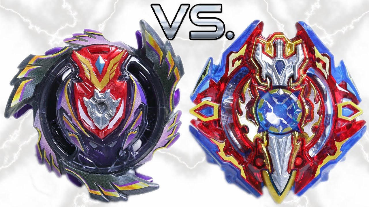 STRIKE GOD VALKYRIE vs SIEG XCALIBUR | Beyblade Burst ベイブレードバースト - YouTube