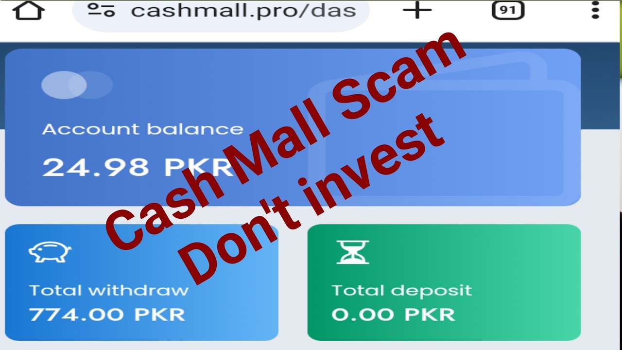 cash mall app scam | cash mall website scam update | new online earning ...