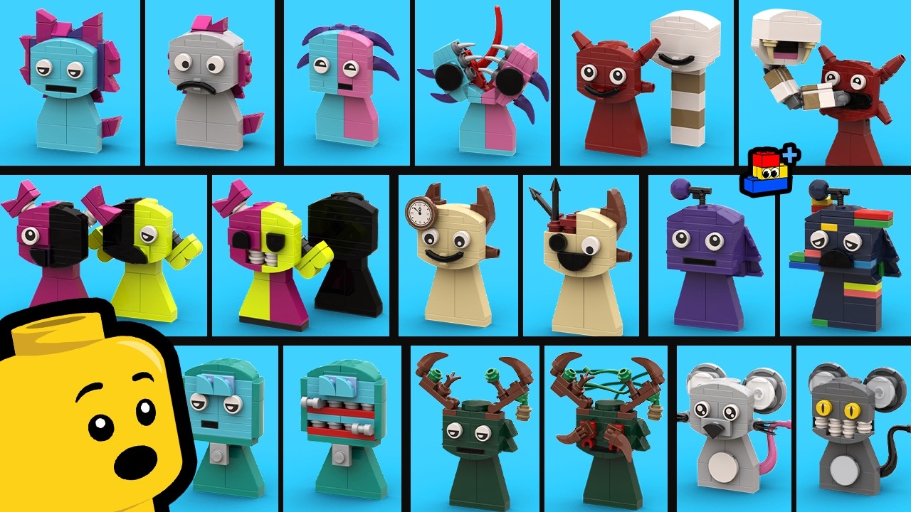 LEGO Sprunki: Building NEW Characters (Semi-Hemi, Mroona & Wyrum, Kiki ...