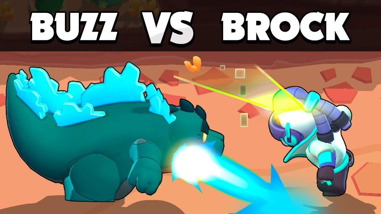 BUZZ vs BROCK | 1 vs 1 | Brawl Stars - YouTube