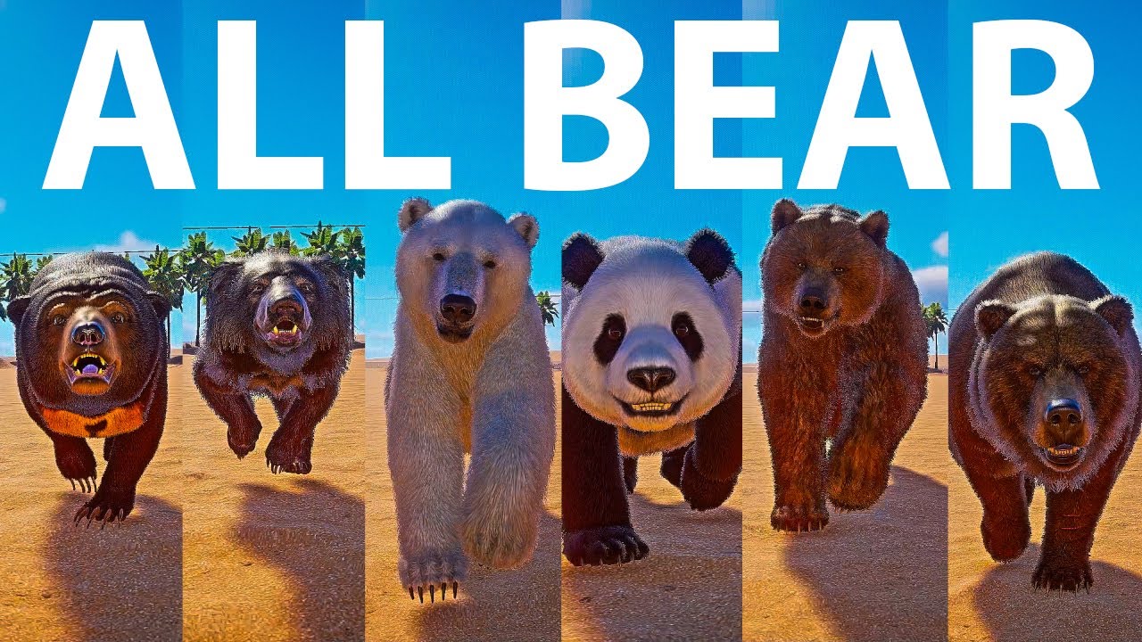 All Bear Category Speed Races in Planet Zoo included Sloth Bear ...